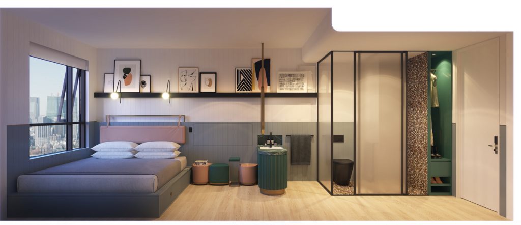 Micro hotel concept room proves good things do come in small packages ...