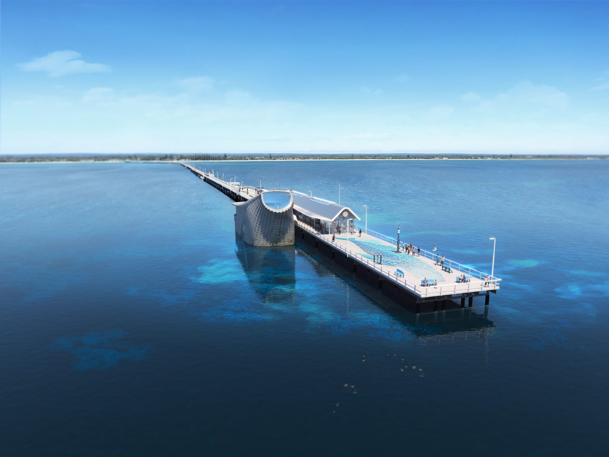 Baca Architects designs "abstract" whale for Perth marine observatory ...