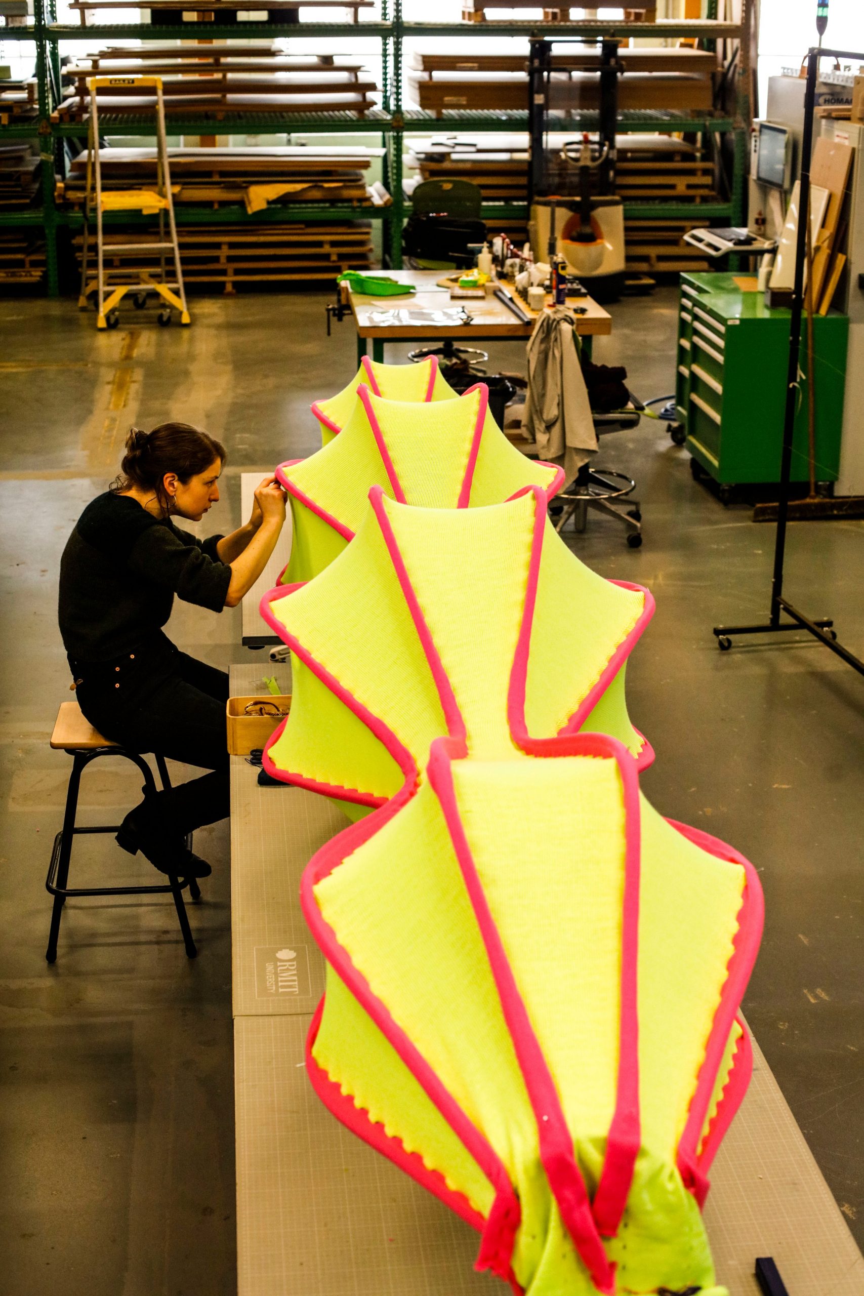 Designers explore knitting as architectural system in new NGV ...