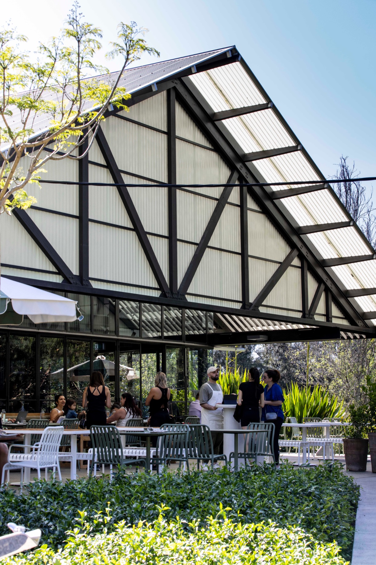 Parramatta Park Pavilion by Sam Crawford Architects in harmony with ...